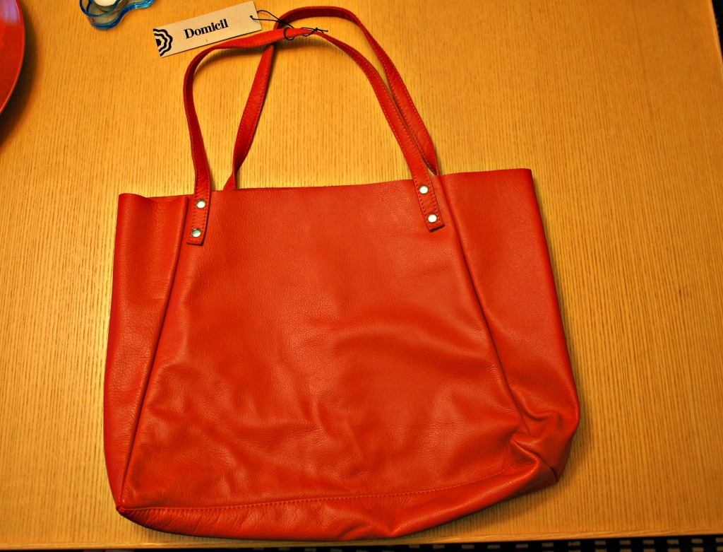 Domicil Journey Handbag: Upcycling Discarded Leather